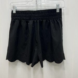 J & M clothing | Shorts | Jm Clothing Black Scallop Shorts | Poshmark